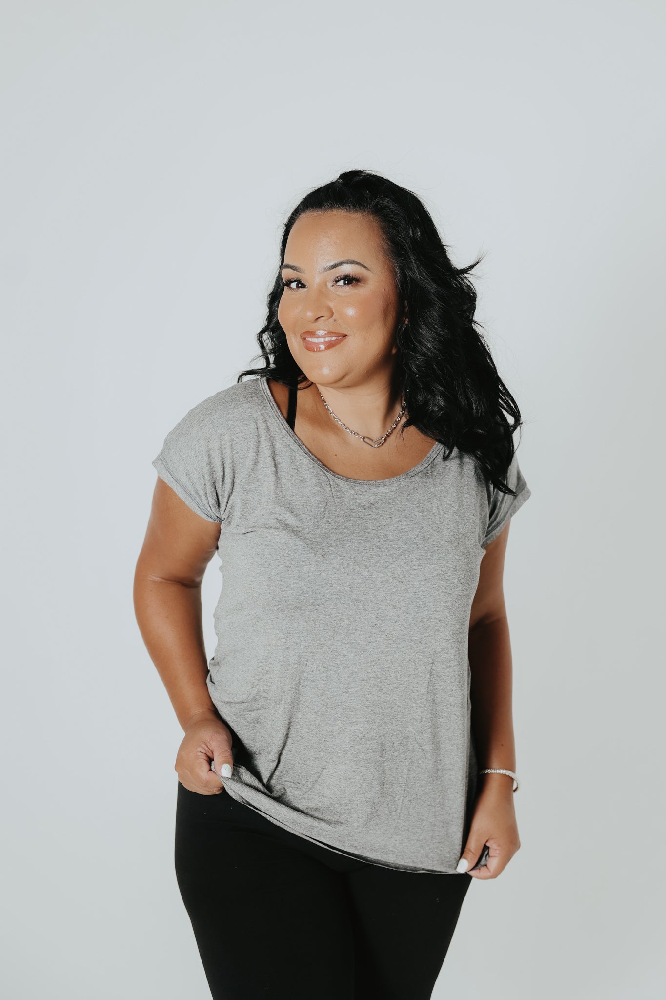 Isa Tank- Grey – Not Only Pants